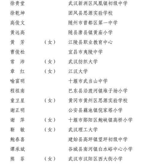 最新！咸宁这几人获评全国优秀教师和教育工作者，有你的老师吗教育部
