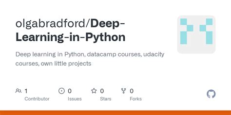 GitHub Olgabradford Deep Learning In Python Deep Learning In Python Datacamp Courses