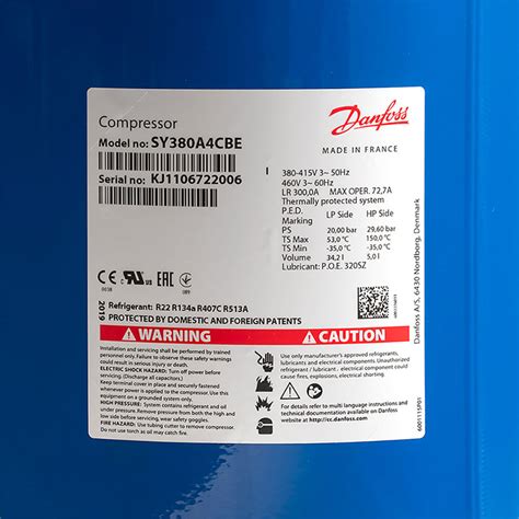 New In Stock Danfoss Compressor Sh242b6alx Danfoss Refrigeration Compressors