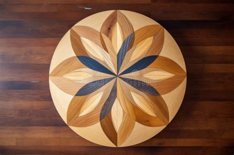 Top View Of A Sanded Wooden Tabletop Stock Illustration Illustration