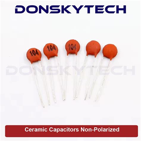 5pieces Ceramic Capacitor Non Polarized Capacitor 100pf 1000pf 10nf 100nf 18pf 22pf 50v