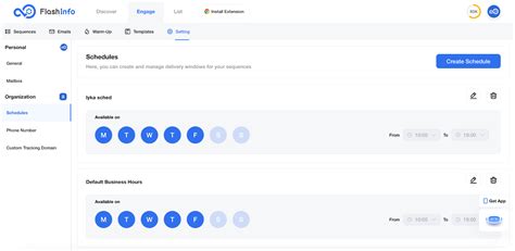 Creating And Editing Sequence Schedules