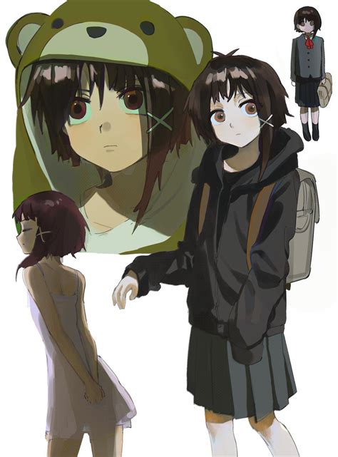 Nzsssm Iwakura Lain Serial Experiments Lain Highres 1girl Animal