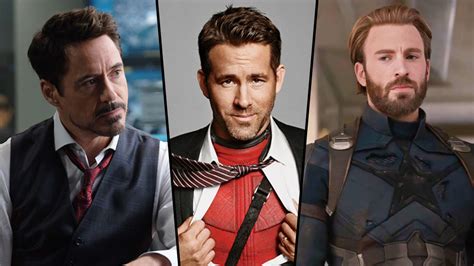 Ryan Reynolds Pede à Marvel Cenas Com Robert Downey Jr E Chris Evans