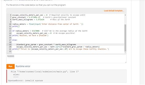 Solved Fix The Errors In The Code Below So That You Can Run