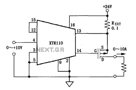 XTR110 Voltage Current Converter Circuit Diagram Under Converter Circuits 59536 Next Gr
