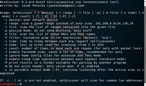 Scanning With Netdiscover Kali Linux Assuring Security By Penetration Testing Fourth