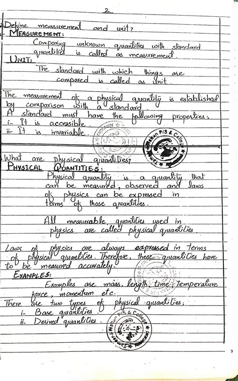 solution scope and importance of physics units prefix errors rounding off numbers and