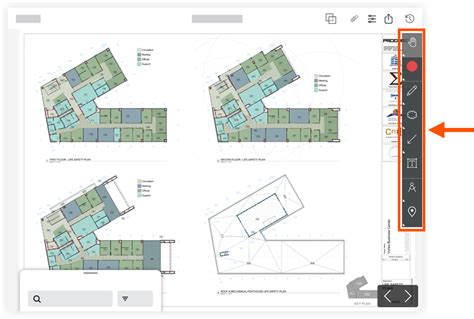 mark up a drawing ios procore