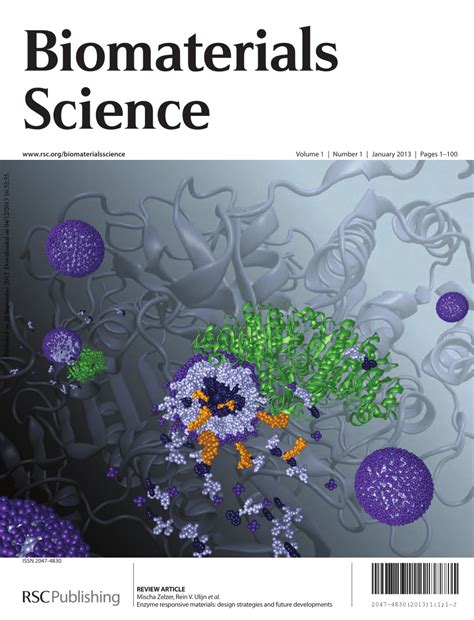 Pdf Enzyme Responsive Materials Design Strategies And Future