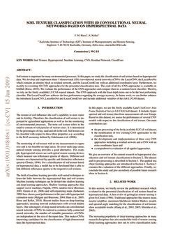 Soil Texture Classification With D Convolutional Neural Networks Based