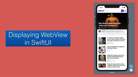 displaying webview in swiftui youtube
