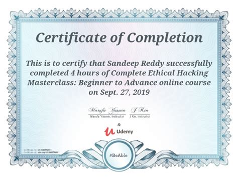 Udemy Certificate Pdf Pdf