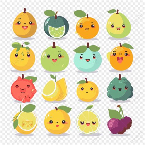 무료 과일 벡터상표만화클립 아트 Png 일러스트 무료 다운로드 Lovepik