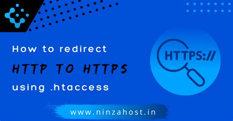 How To Redirect To HTTPS Using Htaccess NinzaHost