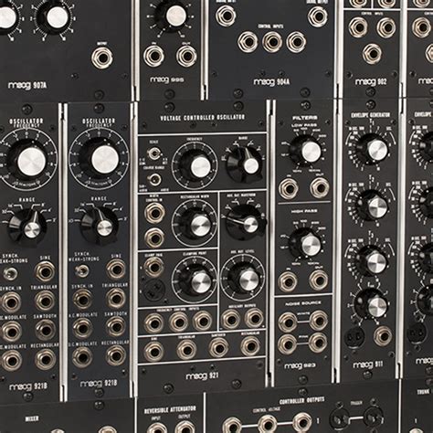 1973 MOOG MODULAR MODEL 12 15 Vintage Synth Samples
