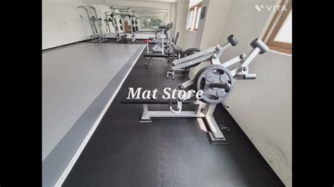 헬스장 체력단련실 피트니스센터 체육관 각종운동시설 바닥 국산 Eva 고경도매트 설치 매트스토어 Youtube