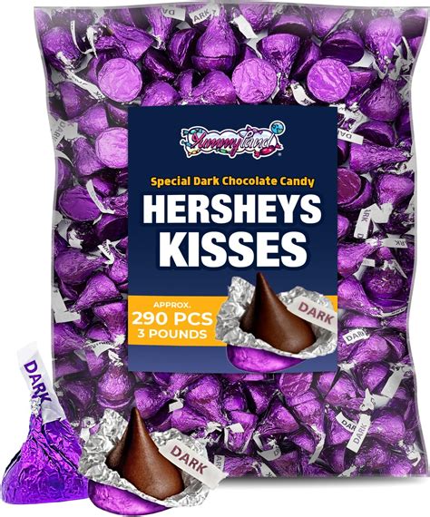 Hershey Kisses Special Dark Chocolate 3 Lb Bulk Approx