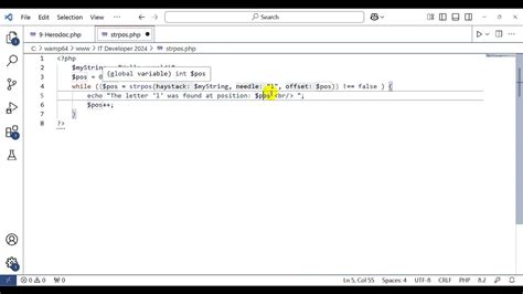 9 How To Using Php Strpos Function String Php Developer Youtube