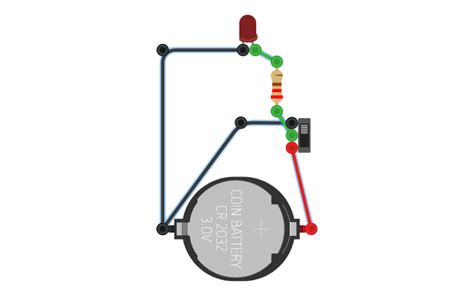 Circuit Design Led Swich Tinkercad