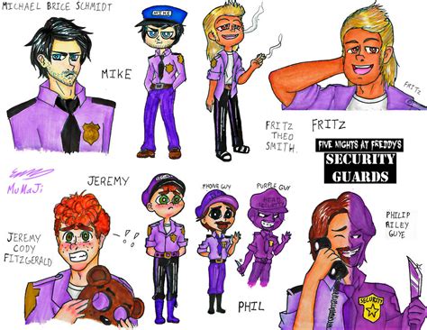 The Security Guards Five Nights At Freddys By Emmajh97 On Deviantart
