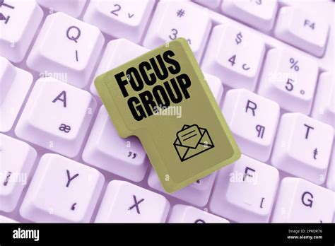 Text Showing Inspiration Focus Group Word Written On Showing Assembled