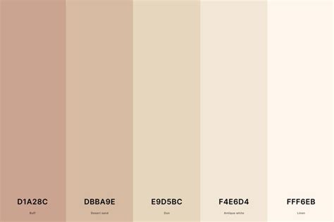 25 Best Tan Color Palettes With Names And Hex Codes Tan Color Palette Tan Color Color