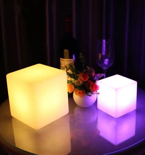Cordless Pe Led Cube Batter Operated Plastic 16 Color Change Light Up Led Cube Chair Buy Rgbw