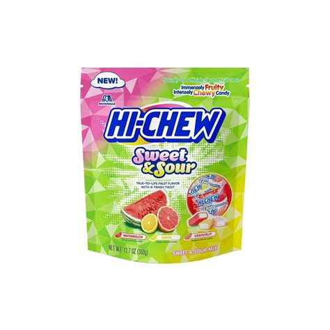 Hi Chew Fruit Chew Sweet And Sour Citrus Mix 12 7 Oz 4 Pack Walmart