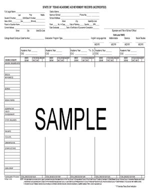 Fillable Online Aar Form Sample 3 Fax Email Print PdfFiller