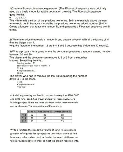 Solved 1create A Fibonacci Sequence Generator The