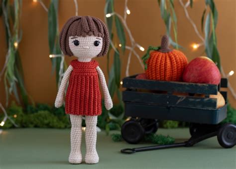 Autumn Doll Pumpkin Amigurumi Pattern Amigurumi Com