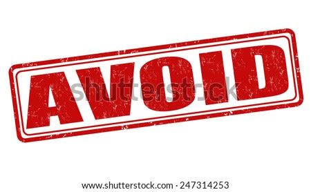 Avoid Icon Stock Photos Images Pictures Shutterstock