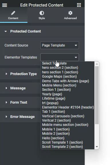 how to create elementor password protected page in 2025