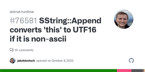 Sstringappendutf8 Converts This To Utf16 If It Is Non Ascii · Issue