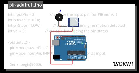 Pir O Copy Wokwi Esp32 Stm32 Arduino Simulator