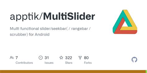 Github Apptik Multislider Multi Functional Slider Seekbar Rangebar Scrubber For Android