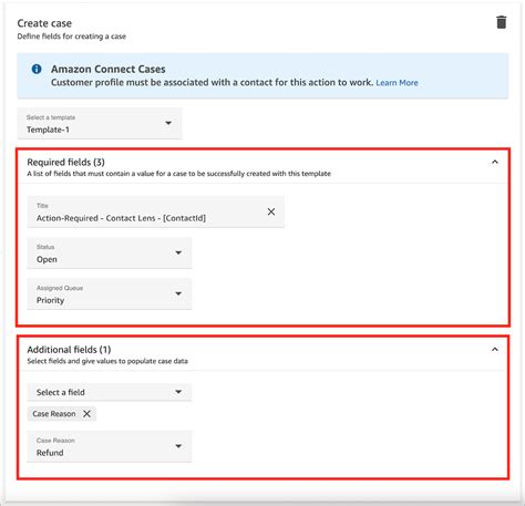 Create A Rule In Contact Lens That Creates A Case Amazon Connect