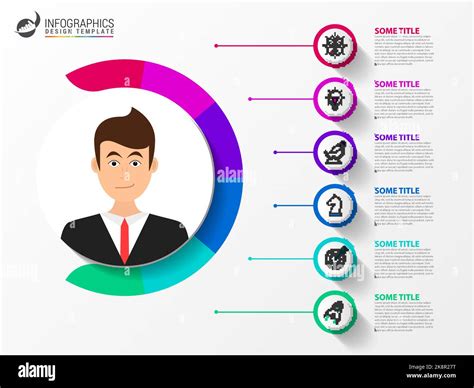 Infographic Design Template Creative Concept With 6 Steps Can Be Used For Workflow Layout