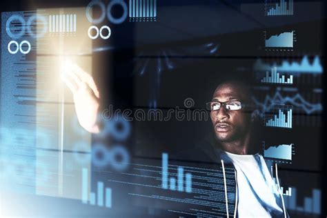 Busy Cracking Codes In The Dark An Unrecognizable Hacker Cracking A