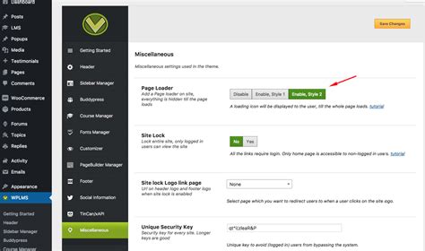 Wplms Page Loading Effects Wplms Wordpress Lms Documentation