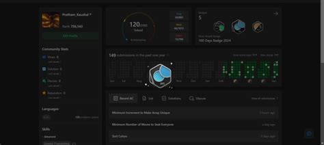 celebrating 100 days of code with leetcode pratham kaushal posted on the topic linkedin