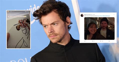 Harry Styles Firmó Autógrafo A Fan Peruana Y Otras Lograron Tomarse Foto Con Mitch Rowland