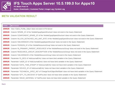 Ifs Touch Apps How To Connect Ifs Mwo Service 10 Ifs Community
