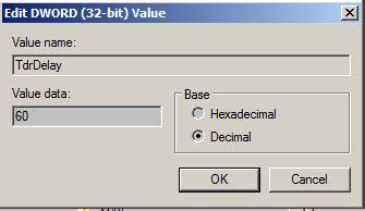 Dealing With TDR Error Message Legacy Helpdesk