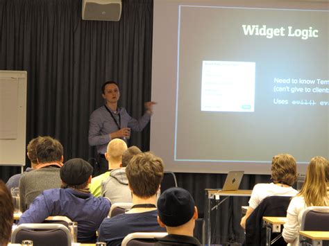 Kaspars Dambis Giving A Kicking Butt Presentation About The Wordpress