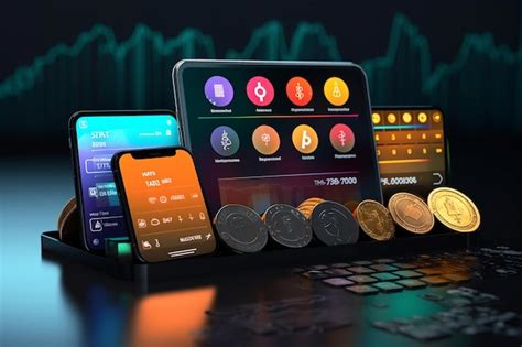 Premium Photo A Futuristic Digital Wallet Interface Displaying