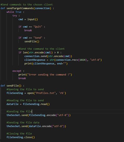 Python Socket Threads Sending Files From Server To Client Stack Overflow