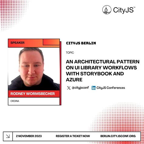 Cityjs Conferences On Linkedin Speakerannouncement Cityjs Berlin
