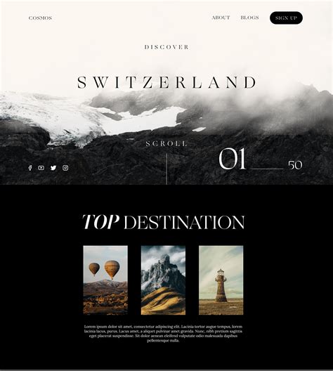 Parallax Effect Behance